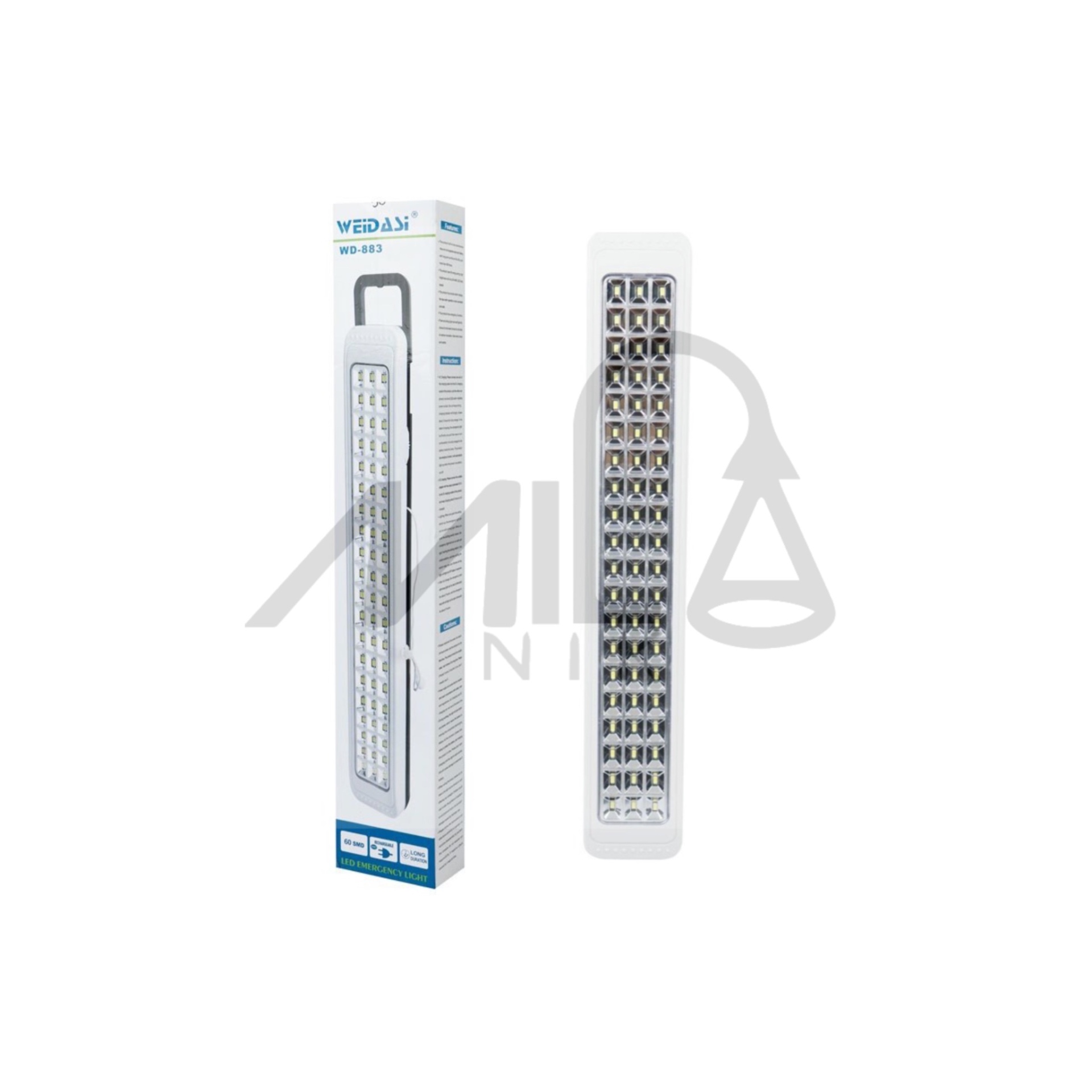 چراغ اضطراری 60 لامپ ویداسیWD-883 | فروشگاه میلانیک